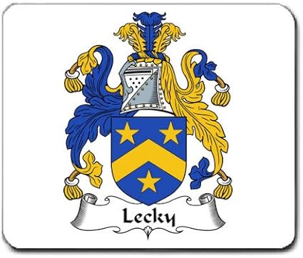 Amazon.com: Lecky or Lackey Family Crest Coat of Arms Mouse Pad ...