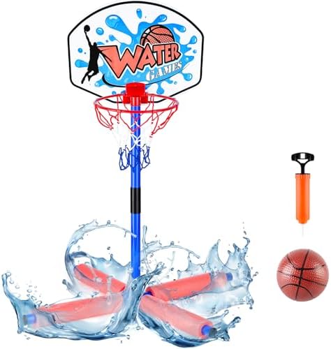 Swimming Pool Water Basketball, Floating Basket, Summer Water Feature ...