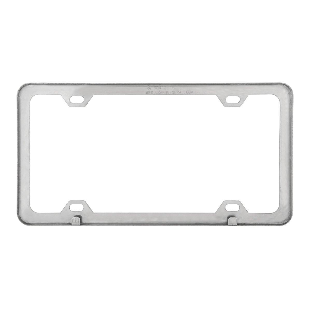 Snapklik.com : Grand General 60413 Stainless Steel License Plate Frame