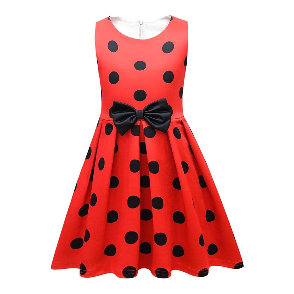 Amazon.co.jp: Dressy Daisy Miraculous Ladybug Costume Red and Black ...