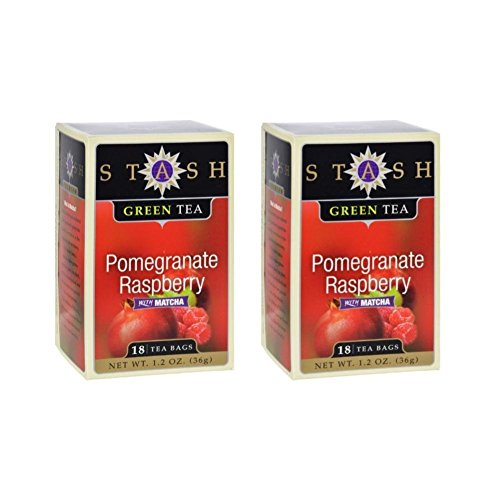 Stash Pomegranate Raspberry Green Tea with Matcha -- 18 Tea Bags (Pack ...