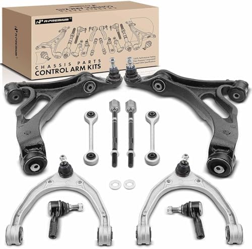 Amazon.com: A-Premium Set of 10, Front Upper Lower Control Arm, Sway ...