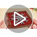 Amazon.com: Jetec 12 Pieces Winter Tiered Tray Decor Set Snowflake ...