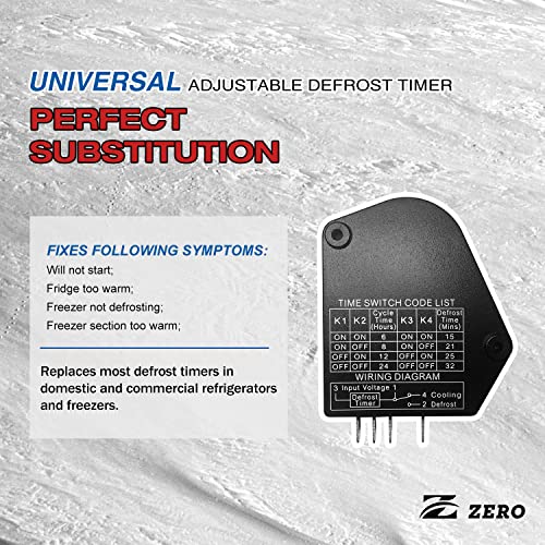Snapklik.com : ero Universal Adjustable Defrost Timer DS-All Can ...