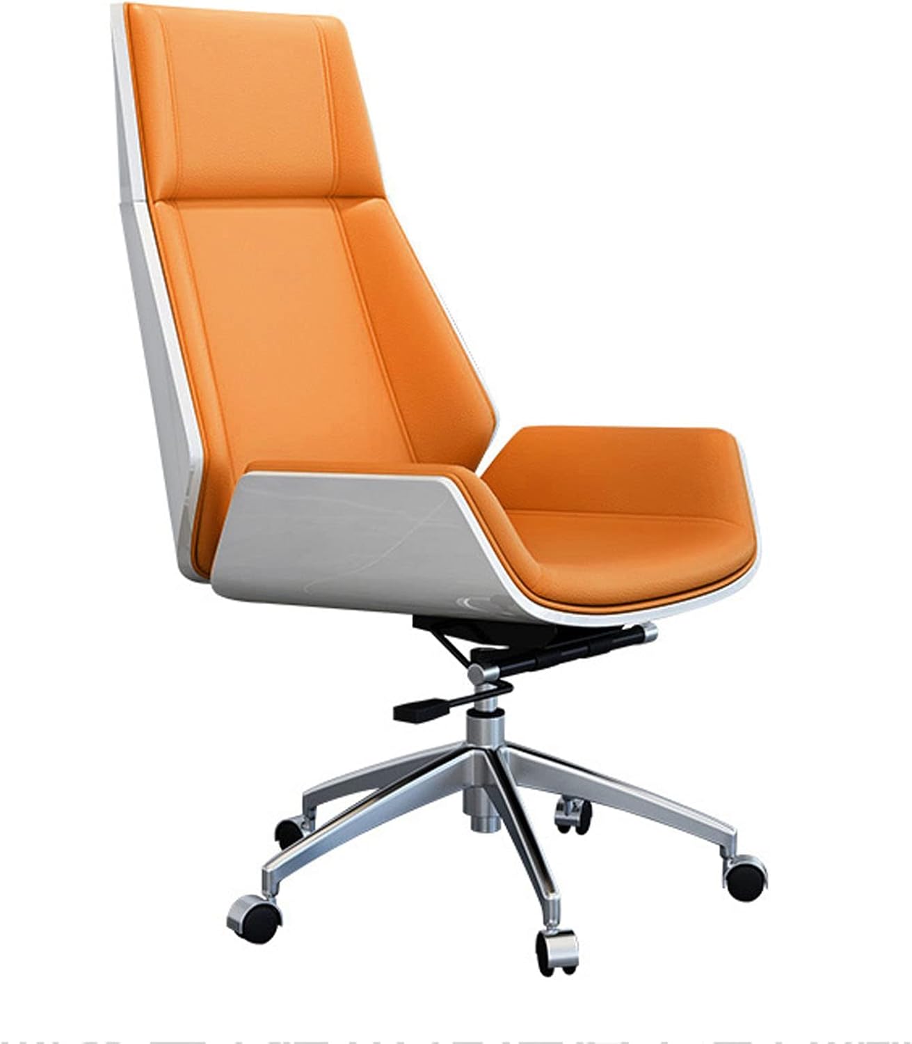 Amazon.com: Office Chair, High Back Computer Chair, Leather Swivel Desk ...