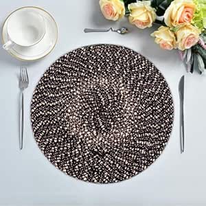 Buy Kuber Industries Side Table Mats | Cotton Round Feather Bed-Side ...