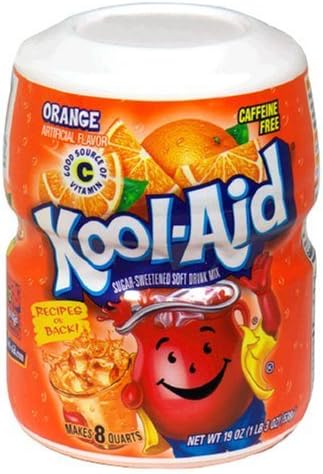 Amazon.com : Kool-Aid Kool - Aid Orange Swtnd Can 8 Quart : Health ...