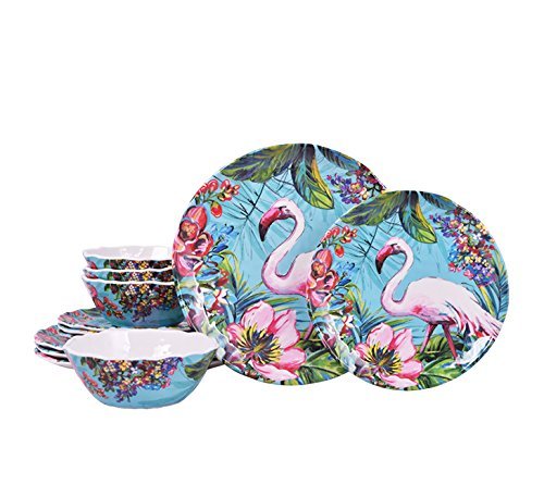 Buy 222 Fifth Marlow Flamingo Cereal Soup Bowls Set of 4 Online at Low ...