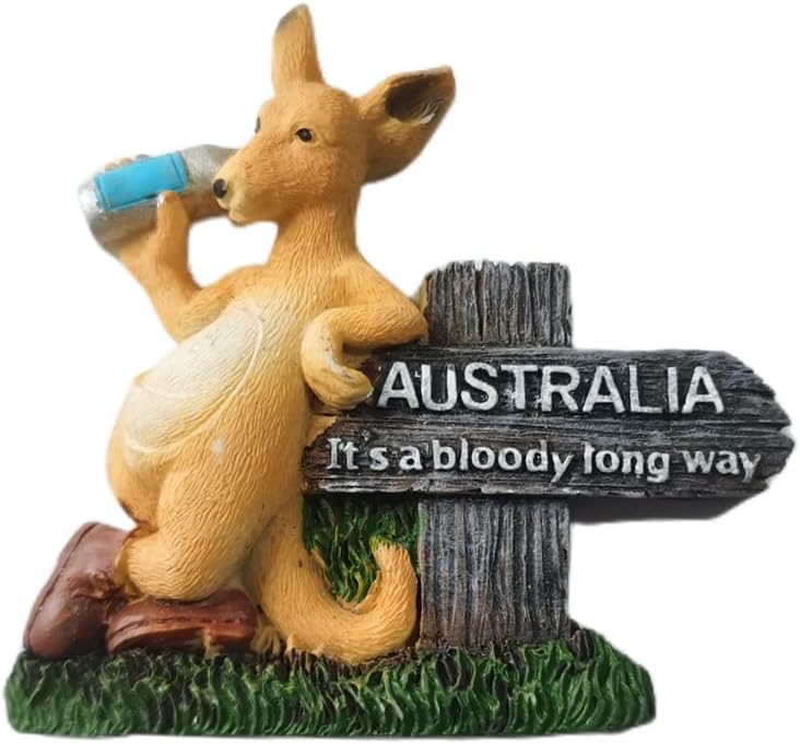 Amazon.com: Australia 3D Kangaroo Fridge Magnet Souvenir Gift,Resin ...