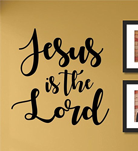 Amazon.com: Jesus is The Lord Vinyl Wall Art Decal Sticker : Sports ...