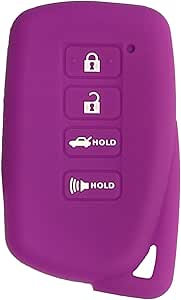 Amazon.com: Key Fob Cover for GS450H ES350: 4 Buttons Remote Case ...