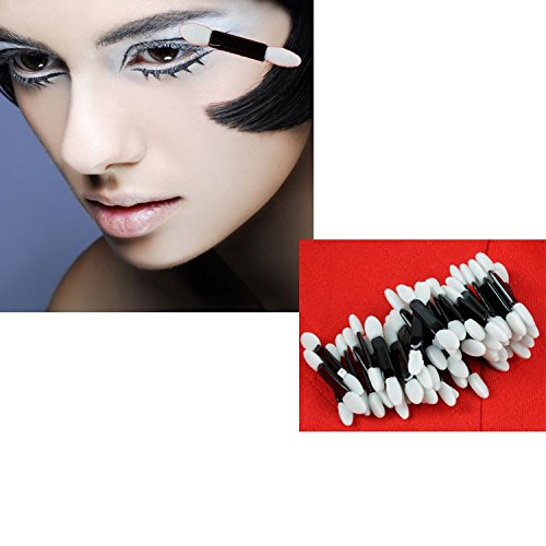 Amazon.com: Idealgo 100 PCS Make up Tools Disposable Dual Sided Oval ...