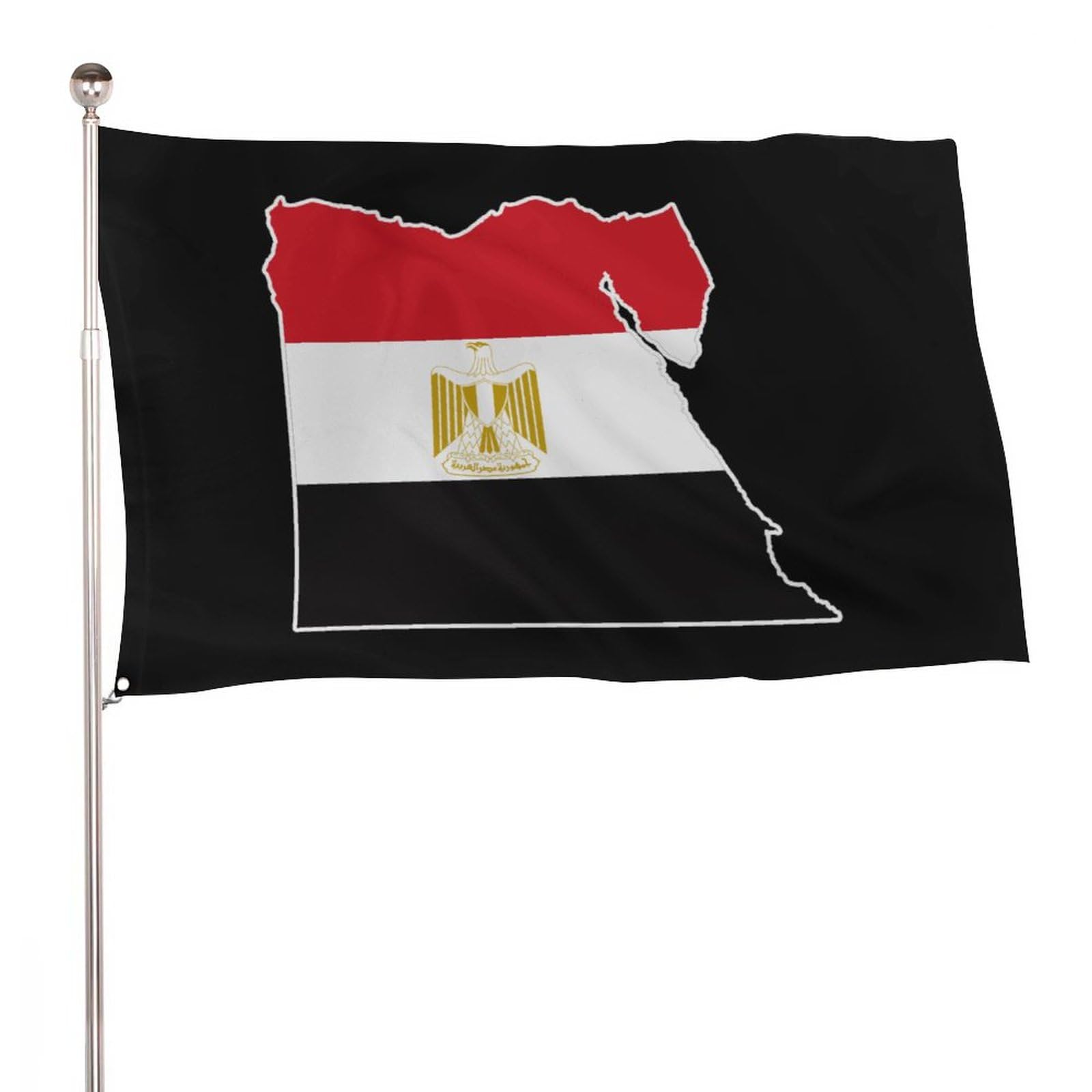 Egypt Flag Map