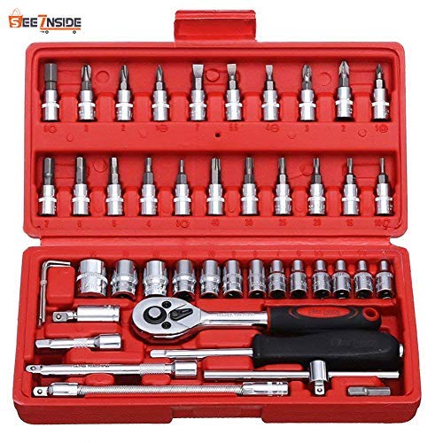 See Inside Screwdriver Drive Socket Bit Set Car Repair Tool with ...