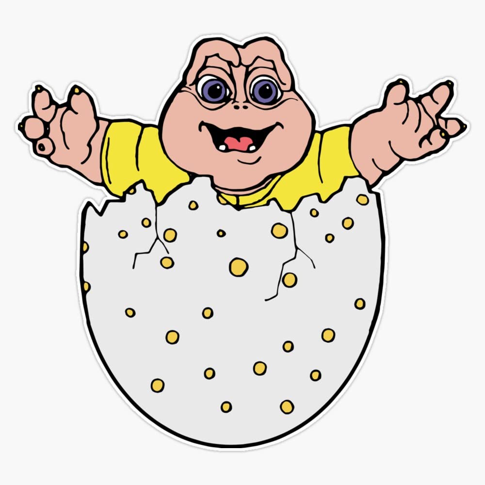 Amazon.com : Baby Sinclair Dinosaurs Sticker Decal Size 5" : Toys & Games