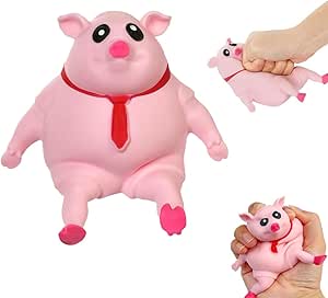 Pig Squeeze Toy, Creative Decompression Piggy, Squishy Squeeze Toy ...