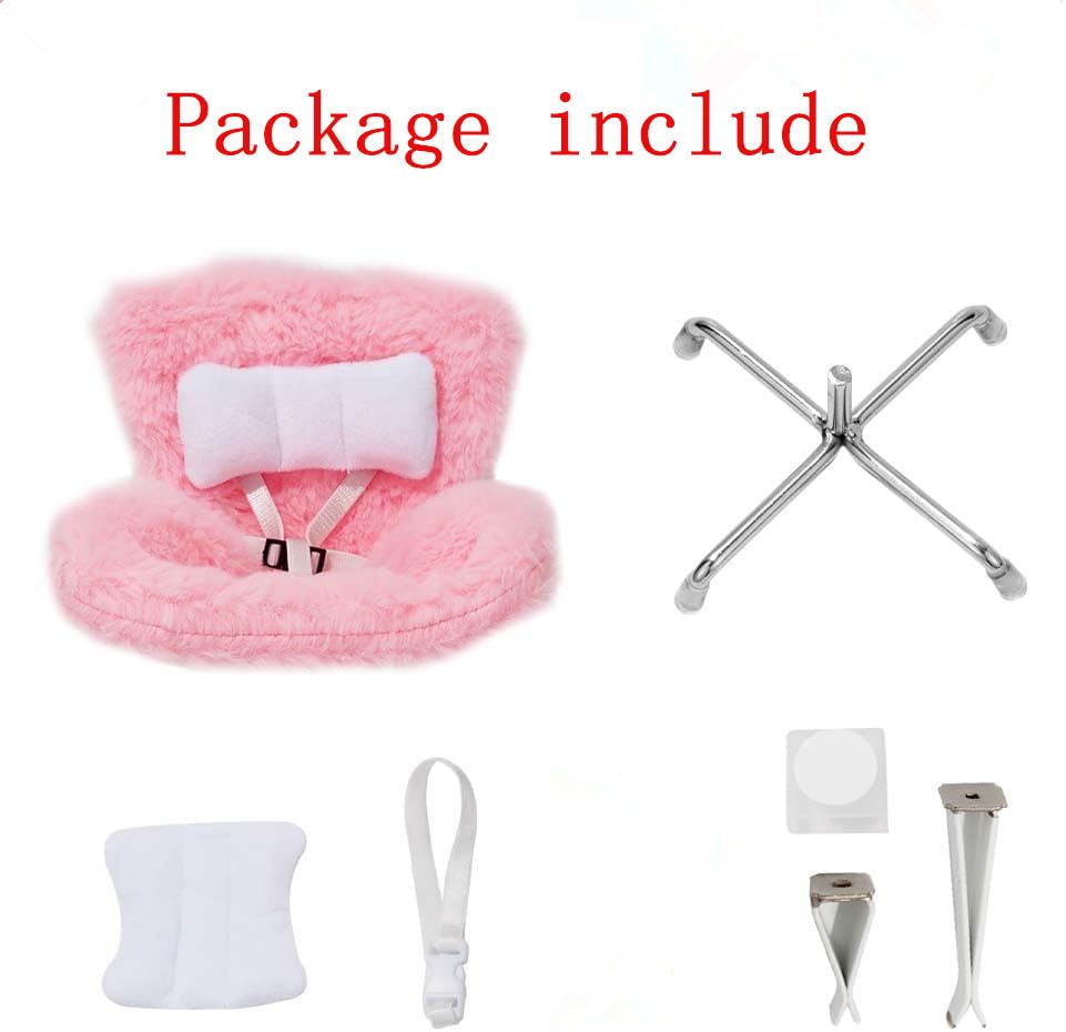 La Bubu La-bubu Soft Furry Cushion Car Seat For 10-17cm Dolls - Labubu ...