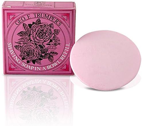 Amazon.com: Geo F Trumper Rose Shaving Soap Refill (80 g) : Beauty ...