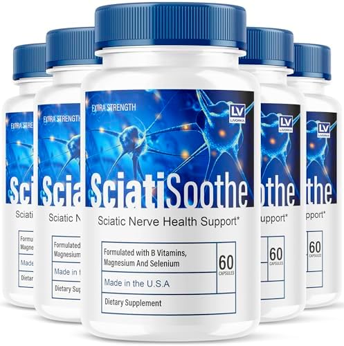 Amazon.com: LIVORKA (5 Pack) Sciatisoothe - Sciatisoothe Supplement ...