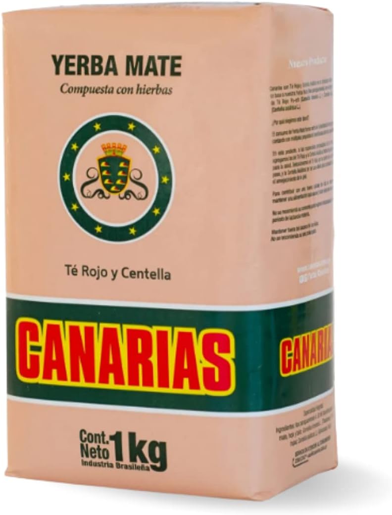 Amazon.com : Canarias- Serena Yerba Mate 1kilo : Herbal Teas : Grocery ...