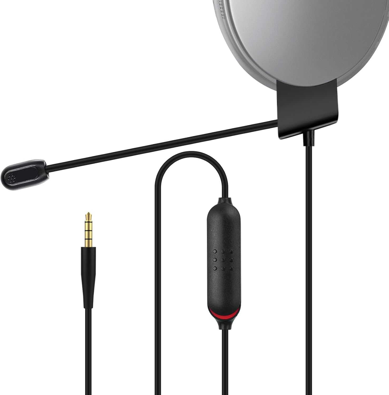 Amazon.com: QC45 Boom Mic Compatible with Bose QuietComfort 45 Noise Cancelling Headphone, Boom ...