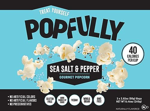 Amazon.com: POPFULLY Microwave Popcorn (Sea Salt & Pepper)