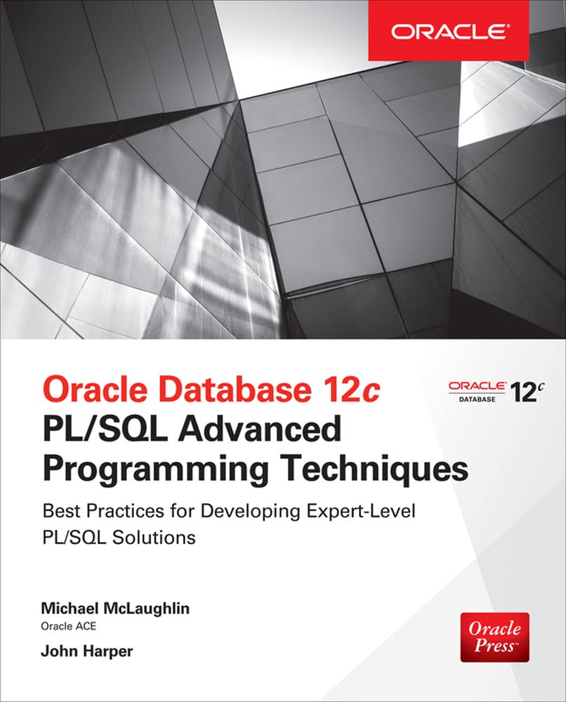 Oracle Database 12c Plsql Advanced Programming Techniques Mclaughlin