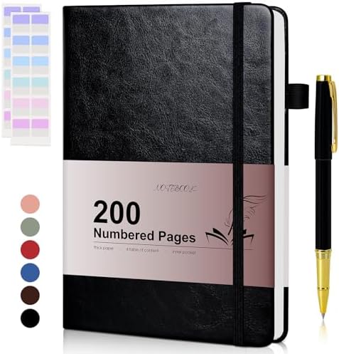 Amazon.com : Lined Journal Notebook For Writing, B5 Numbered College ...