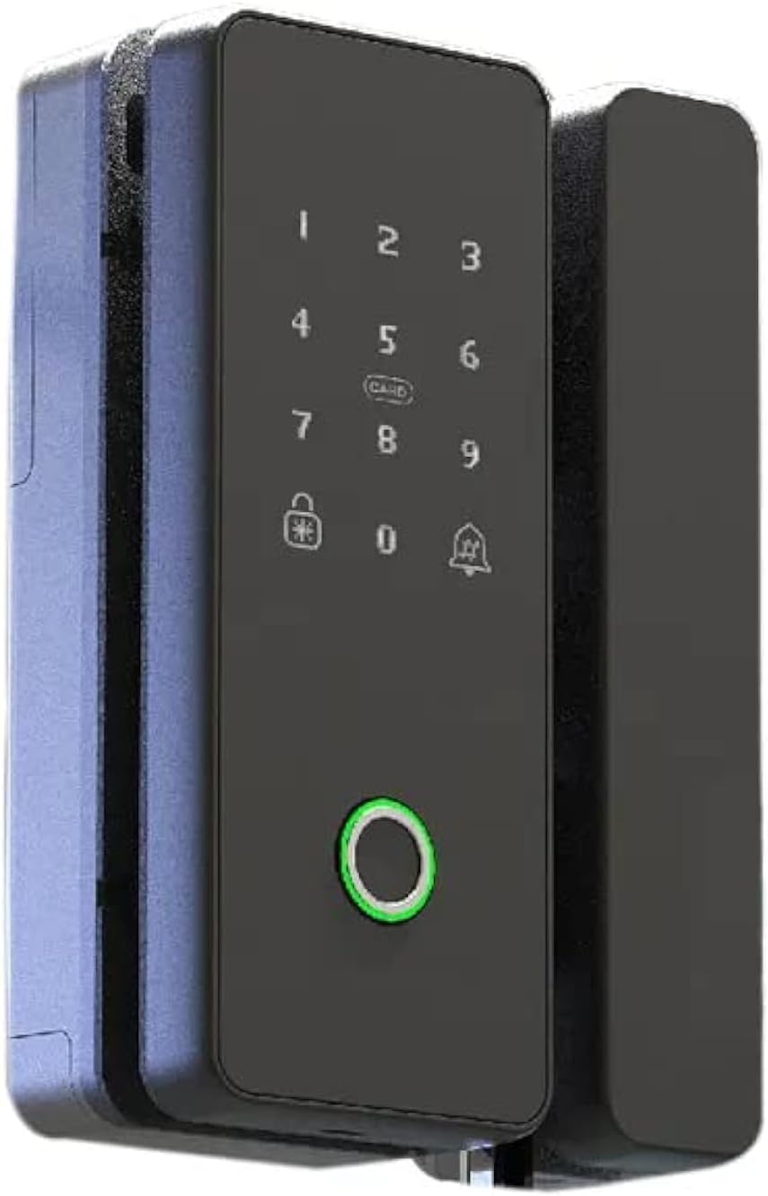 Amazon.com: Frameless Remote Control Digital Sliding Swing Door Smart ...