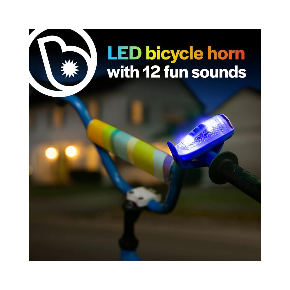 Buy Brightz HornBrightz Light Up LED Kids Bike Horn with 12 Unique ...