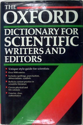 Amazon.com: The Oxford Dictionary for Scientific Writers and Editors ...