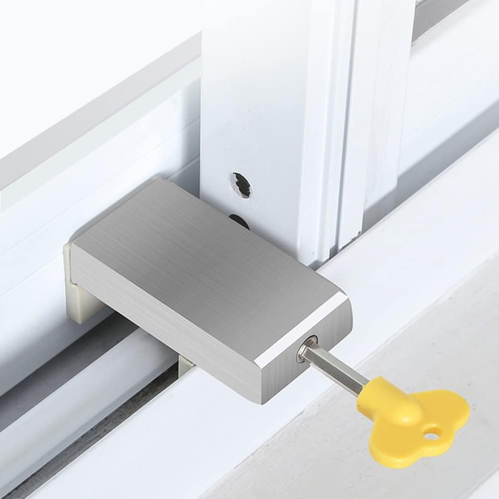 Amazon.com: 2 Pack Sliding Door Lock - Safety Lock, Child/Baby Safety ...