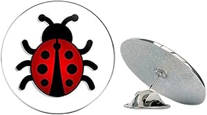Amazon.com: NYC Jewelers Lady Bug Shaped (Cute Ladybug) Metal 0.75 ...