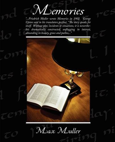 Memories: Muller, Max: 9781438512372: Amazon.com: Books
