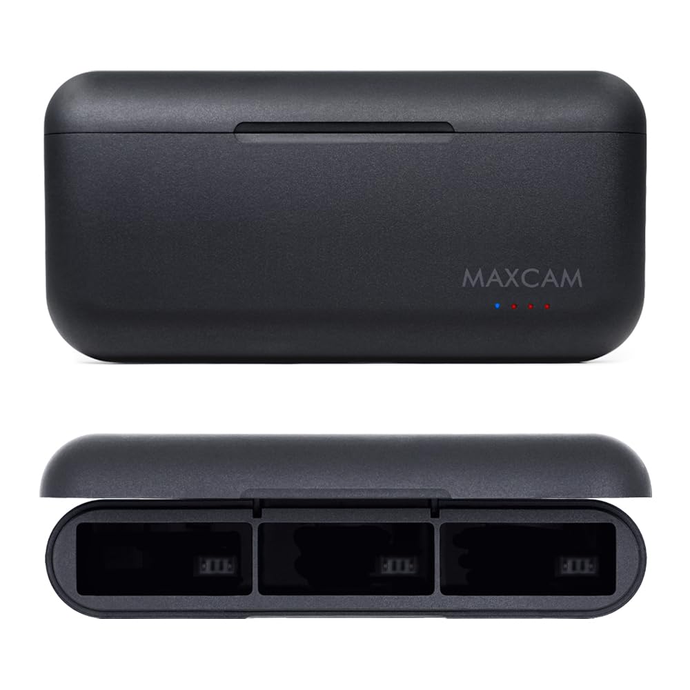Amazon.com: MAXCAM Power Triple Battery Charger for GoPro Hero 13 ...