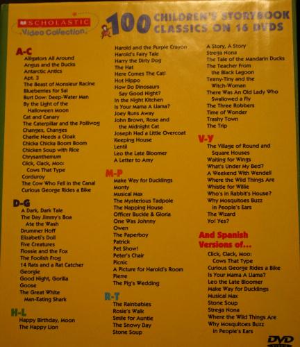 Amazon.com: Treasury of 100 Storybook Classics (Scholastic Video ...