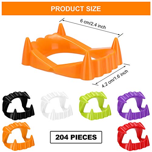 Snapklik.com : 204 Pieces Halloween Plastic Vampire Fangs Vampire Teeth ...