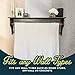 Amazon.com: RELODECOR Hanging Quilt Rack with Shelf, Solid Pine Wall ...