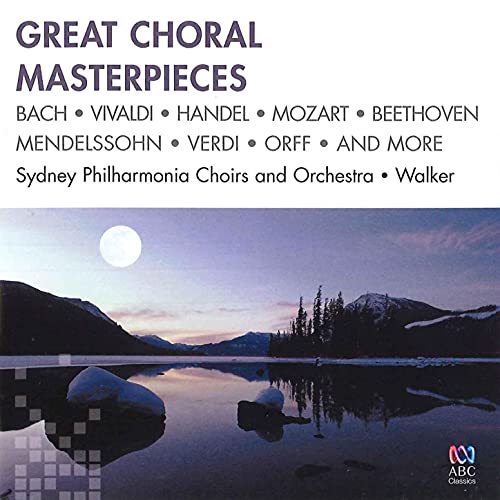 Amazon.com: Great Choral Masterpieces : Sydney Philharmonia Orchestra ...