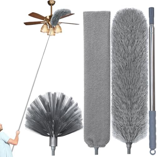 Amazon.com: 100" Ceiling Fan Duster with Extension Pole, Cobweb ...