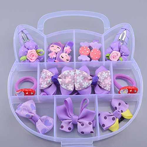 Amazon.com : Hair Accessories for Girls, Hair Set Barrettes,Hair Ties ...