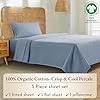 Amazon.com: California Design Den 100% Organic Cotton Twin XL Sheets ...