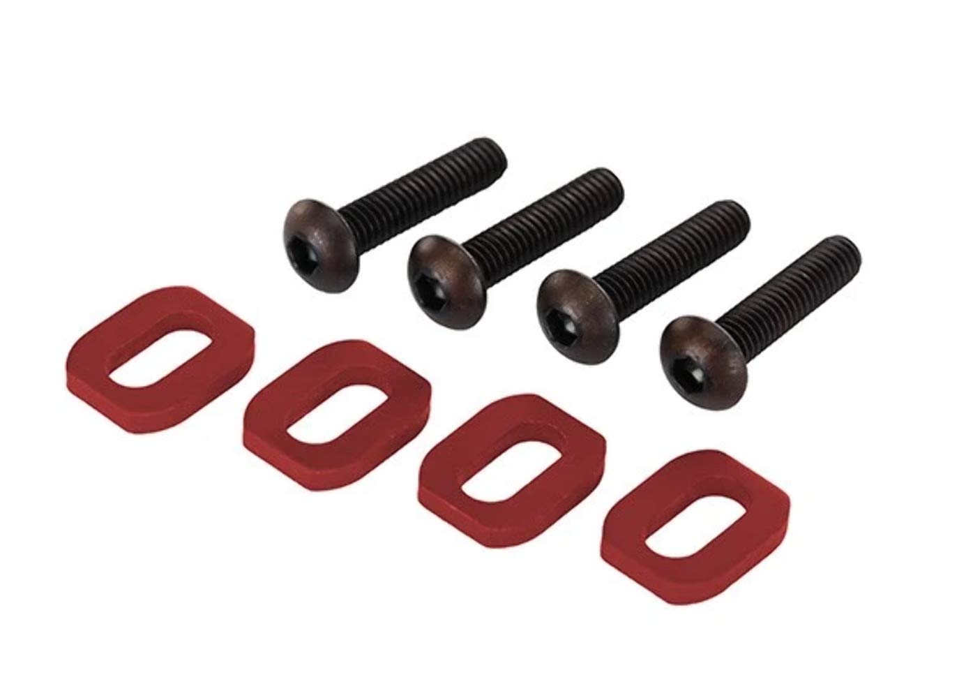 Amazon.com: Traxxas BCS Aluminum Red-Anodized Washers Motor Mount (4 ...