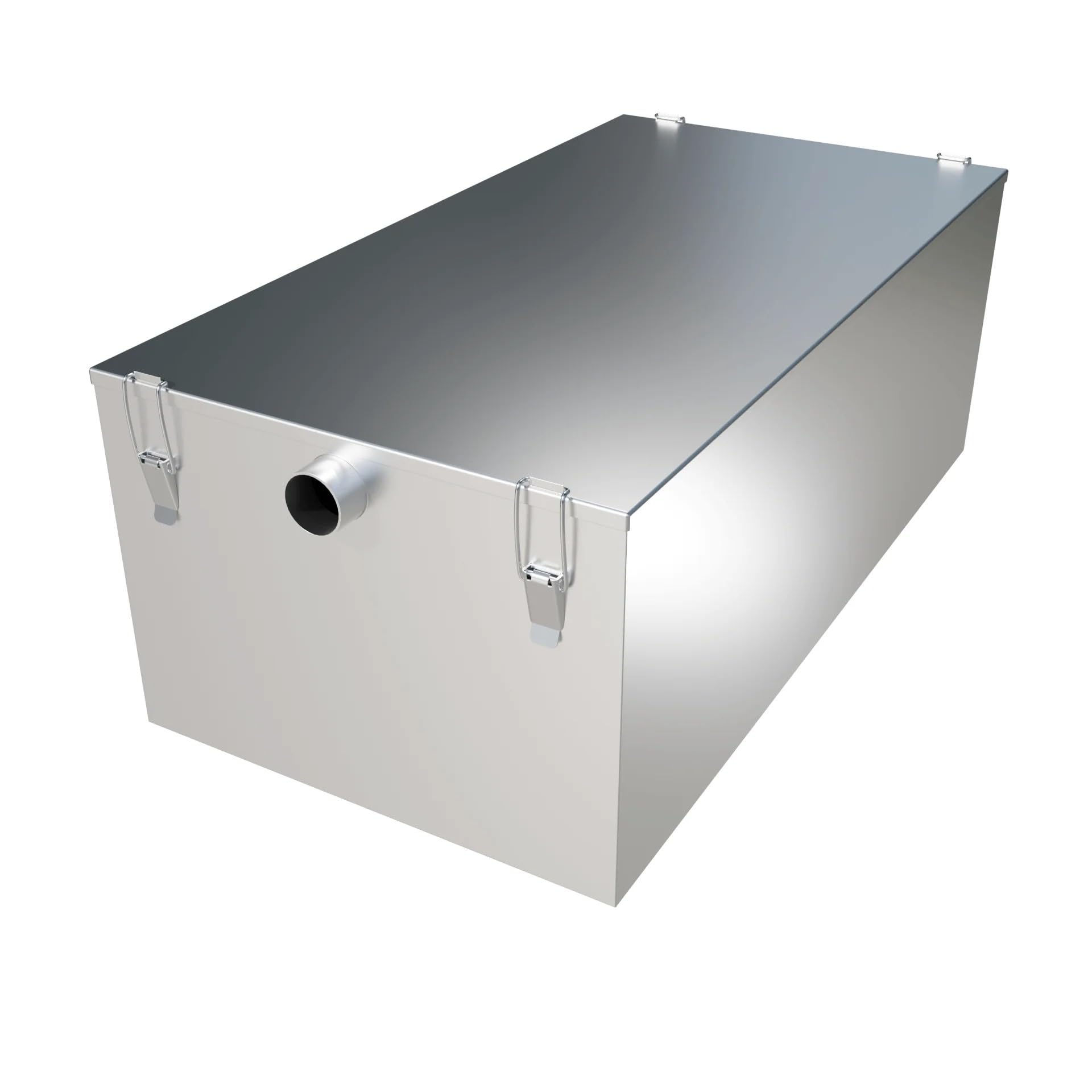 Davlex Stainless steel grease trap, 110 Litre Fat Traps, 26 kilo ...