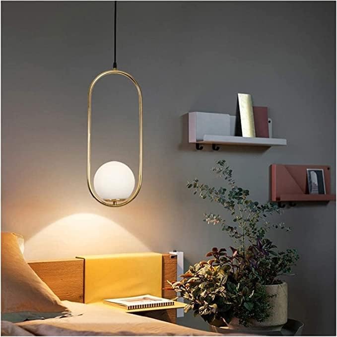 Buy Diktmark Golden Yellow Capsule Hanging Ceiling Pendant Light, for ...