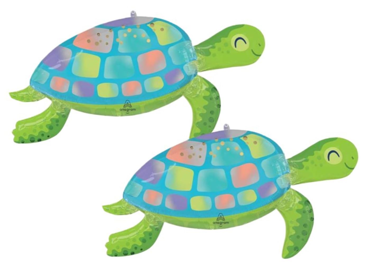 Amazon.com: MT Nest 2 Adorable Under The Sea Turtle Balloons - Each Are ...