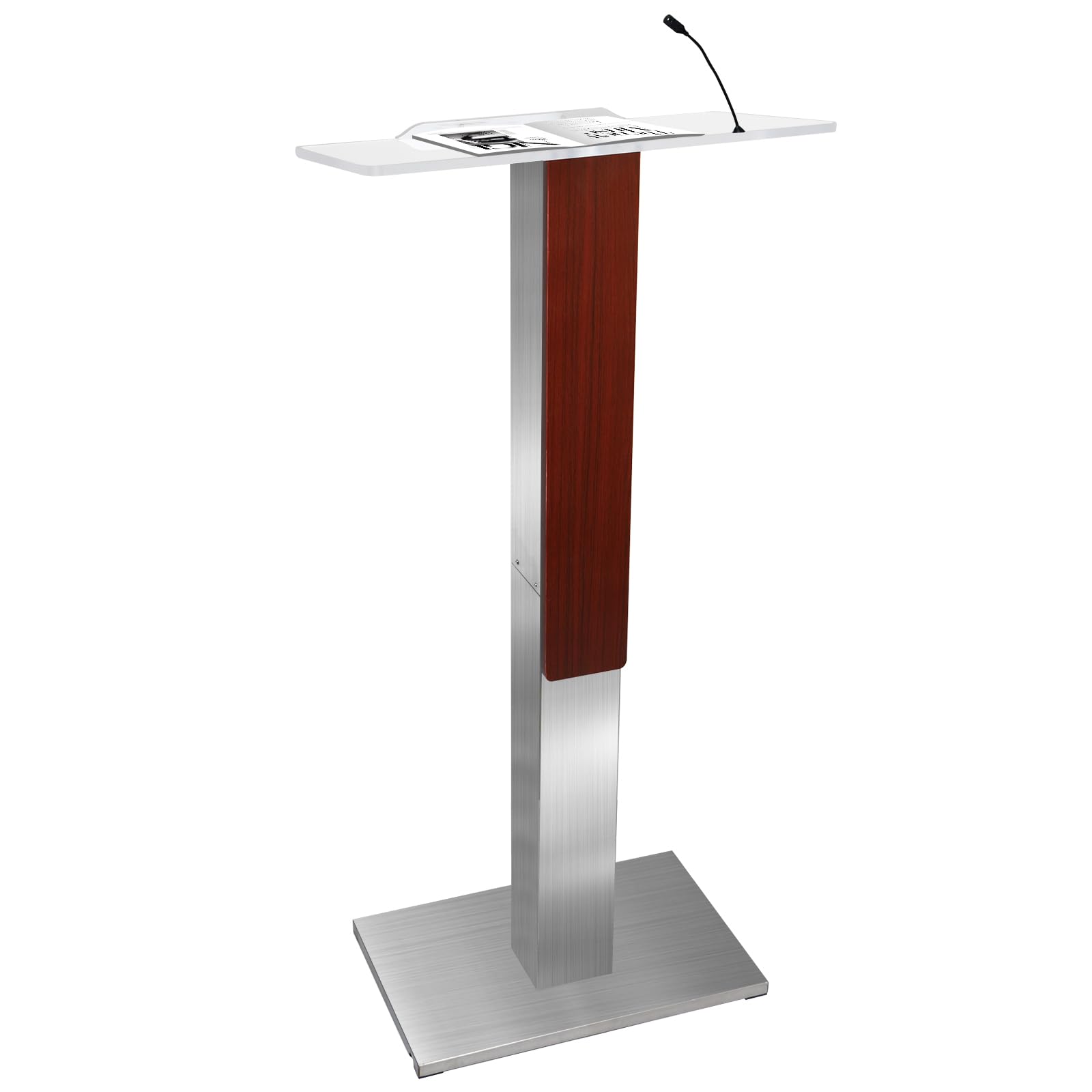 Amazon.com : KNIGHTCRAFT Stainless Steel Podium Stand with Acrylic ...