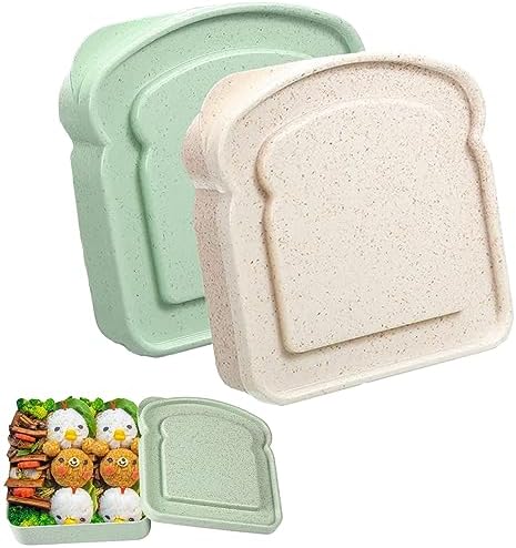 Amazon.com: Sandwich Containers, Sandwich Containers for Lunch Boxes ...