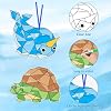 Amazon.com: BeYumi Coloring Ocean Animals Craft - 83Pcs Color Your Own ...