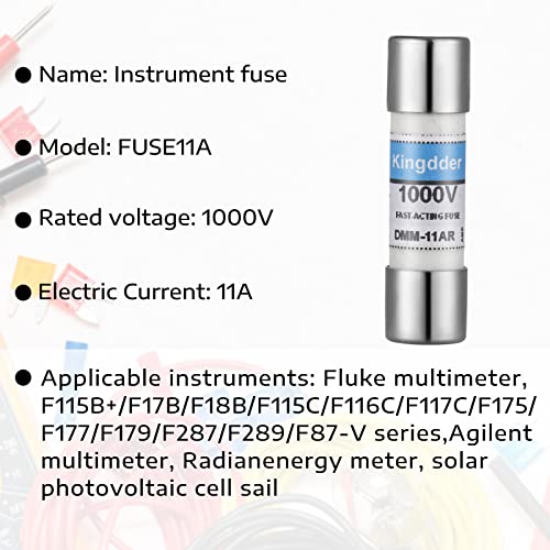 Snapklik.com : Kingdder Digital Multimeter Fuse Dmm-11A 11A 1000V DMM ...